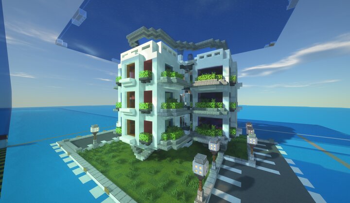 Comtemporary and colorful city Minecraft Map