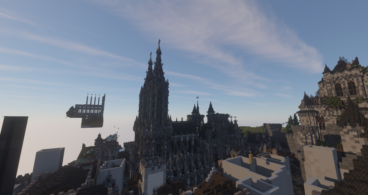 Late middle ages City + Castle, Lasion Minecraft Map