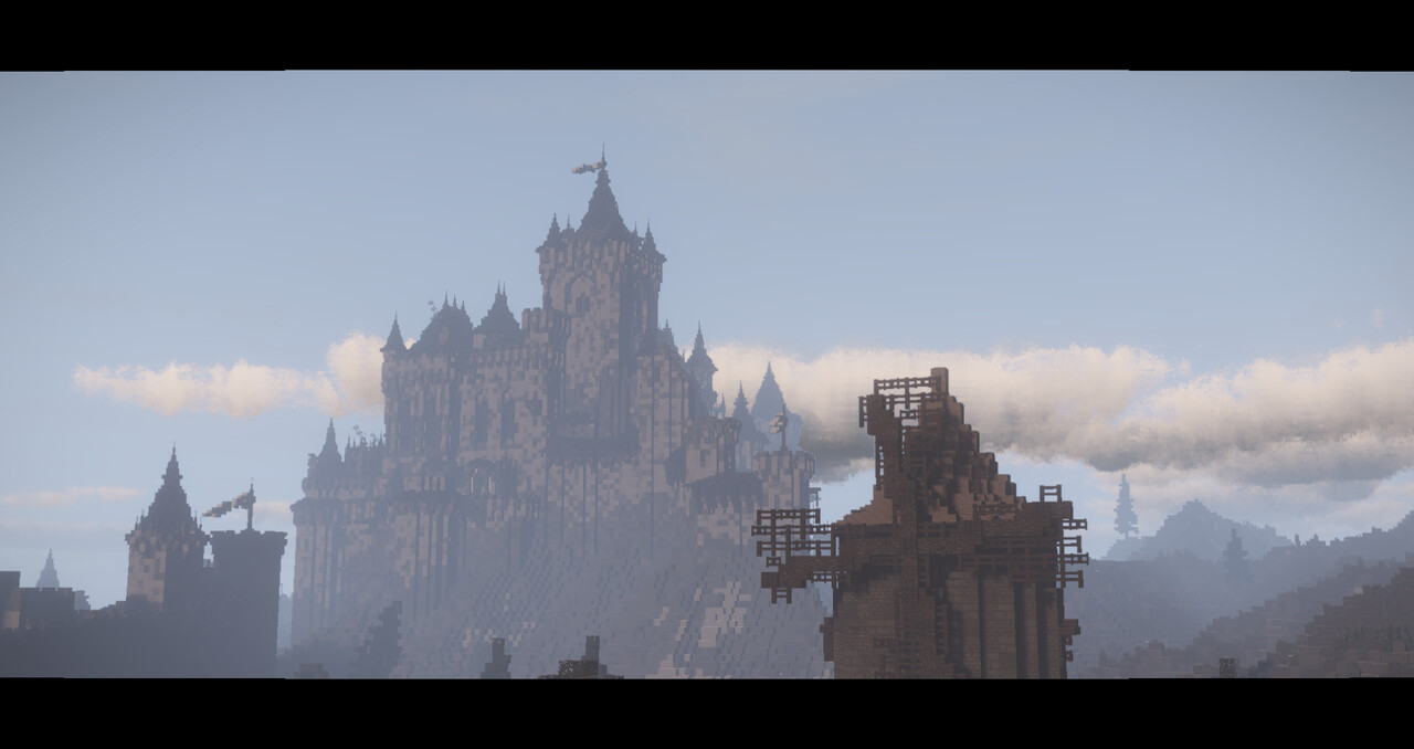 Late middle ages City + Castle, Lasion Minecraft Map