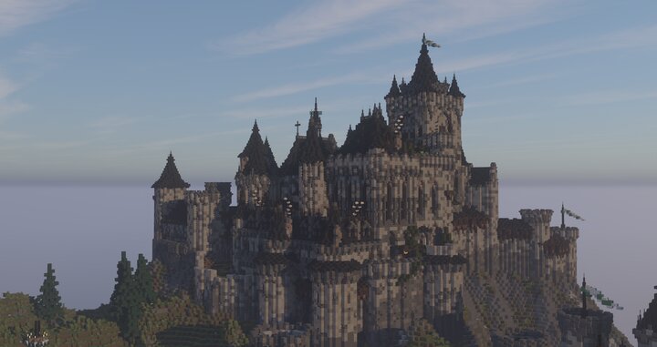 Late middle ages City + Castle, Lasion Minecraft Map