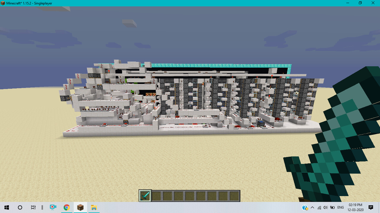 clock make by HARSH GAMING Minecraft Map