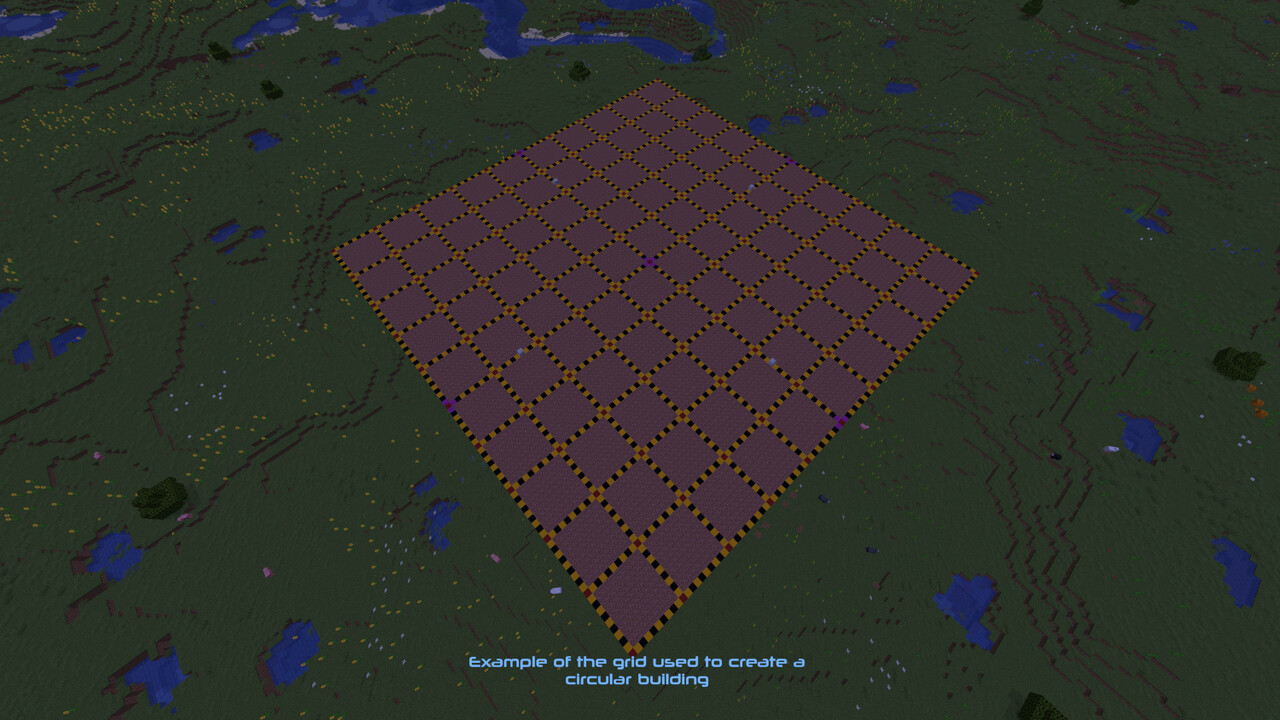 Measure grid to support building to scale Minecraft Map