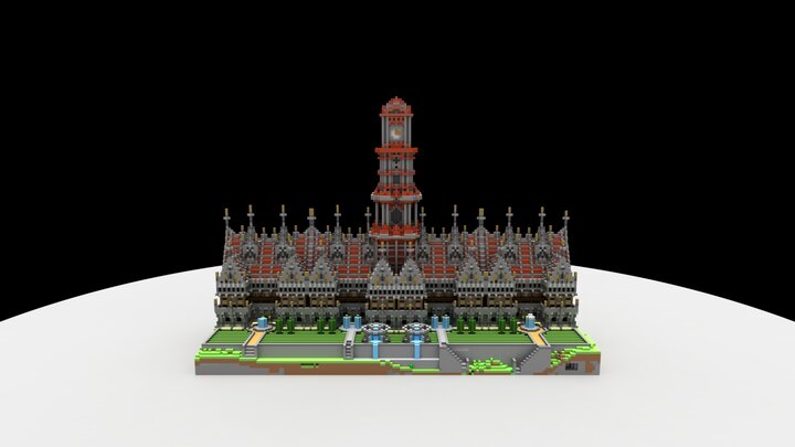 Medieval Town hall Minecraft Map