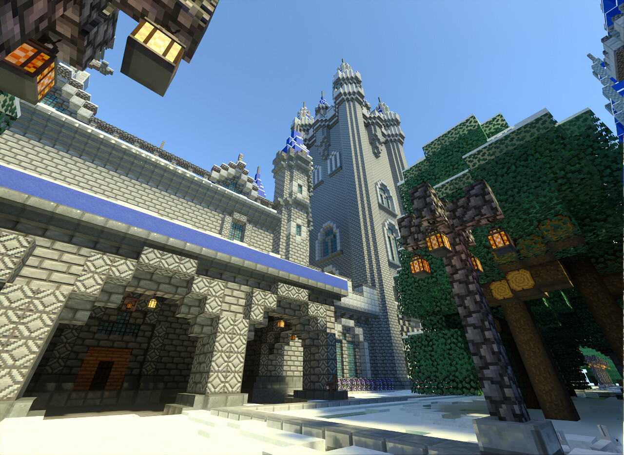 Minecraft RTX # 1: Noriland Castle in Minecraft RTX. Minecraft Map