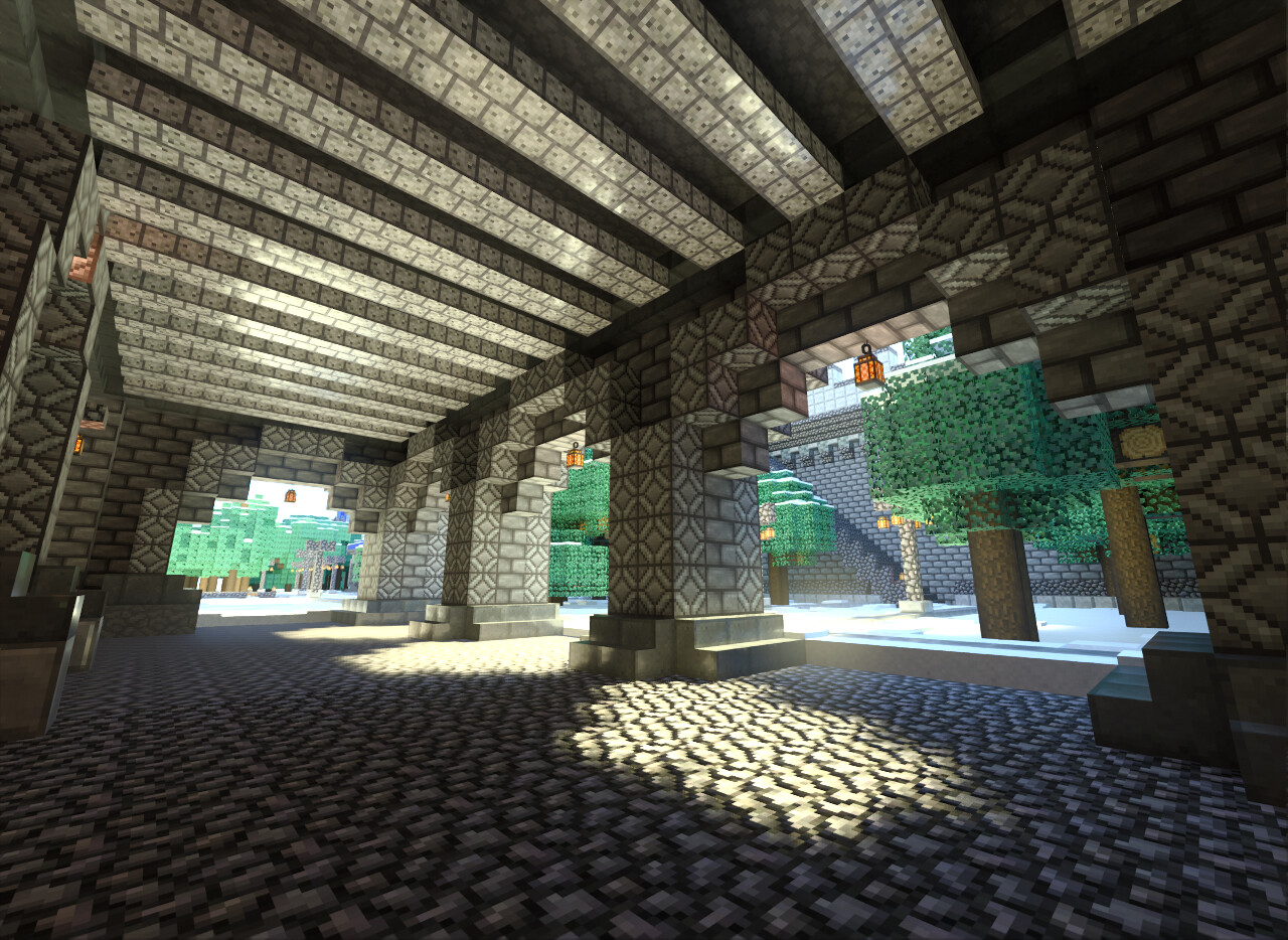 Minecraft RTX # 1: Noriland Castle in Minecraft RTX. Minecraft Map