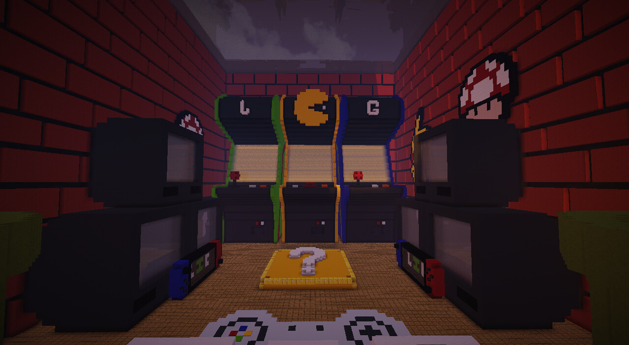 Arcade Lobby Minecraft Map