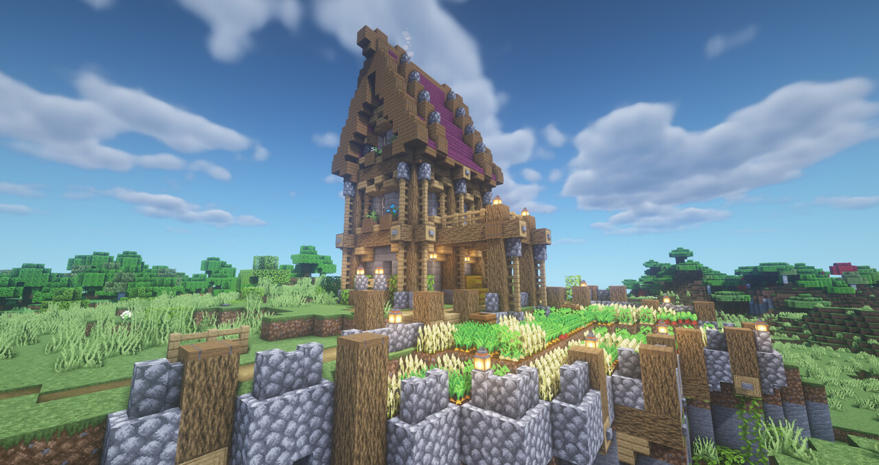 Дом на Утесе || Cliffside House Minecraft Map