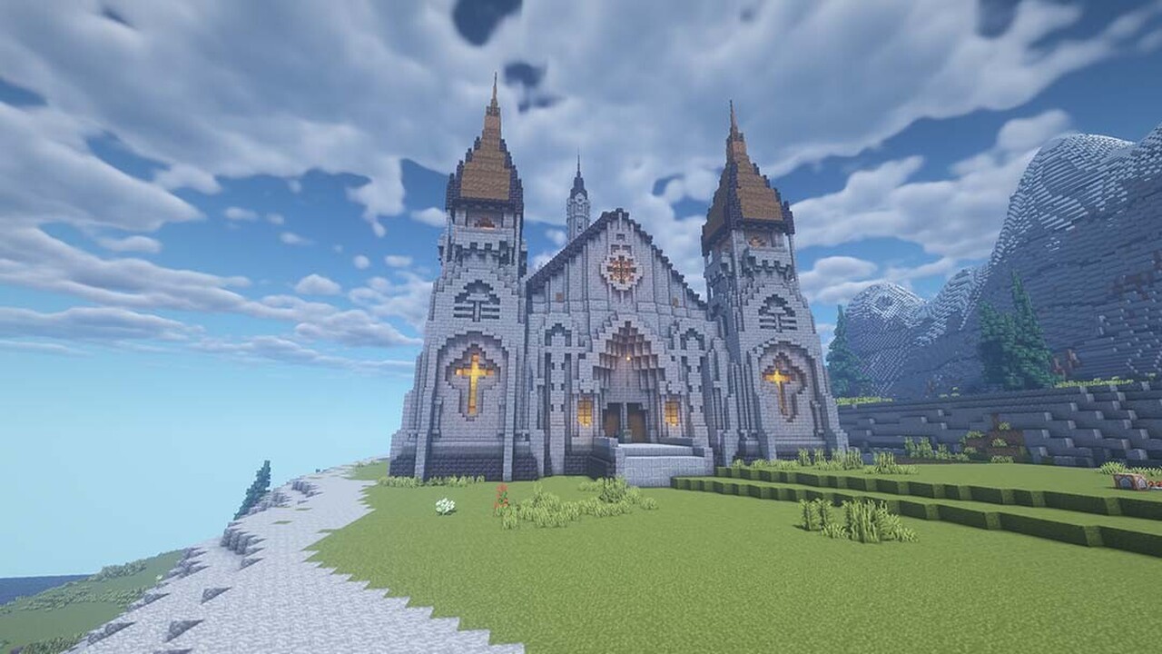 Meridas Cathedral (Gothic Fantasy) Minecraft Map