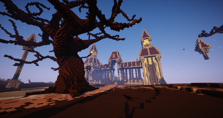 Spawn Faction 190 x 190 + Warzone 800 x 800 Minecraft Map
