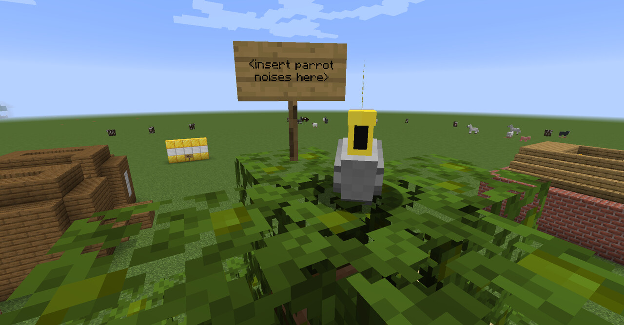 Find the...sign? Minecraft Map