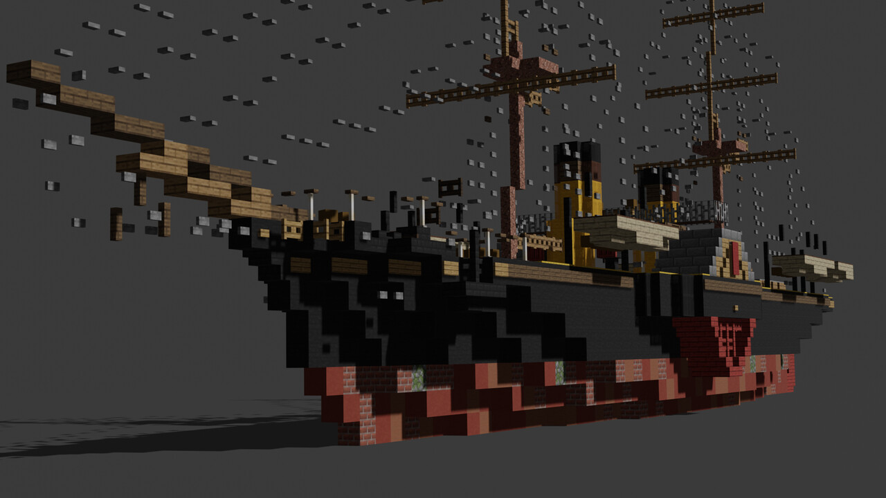 Russian Paddle Steamer Minecraft Map