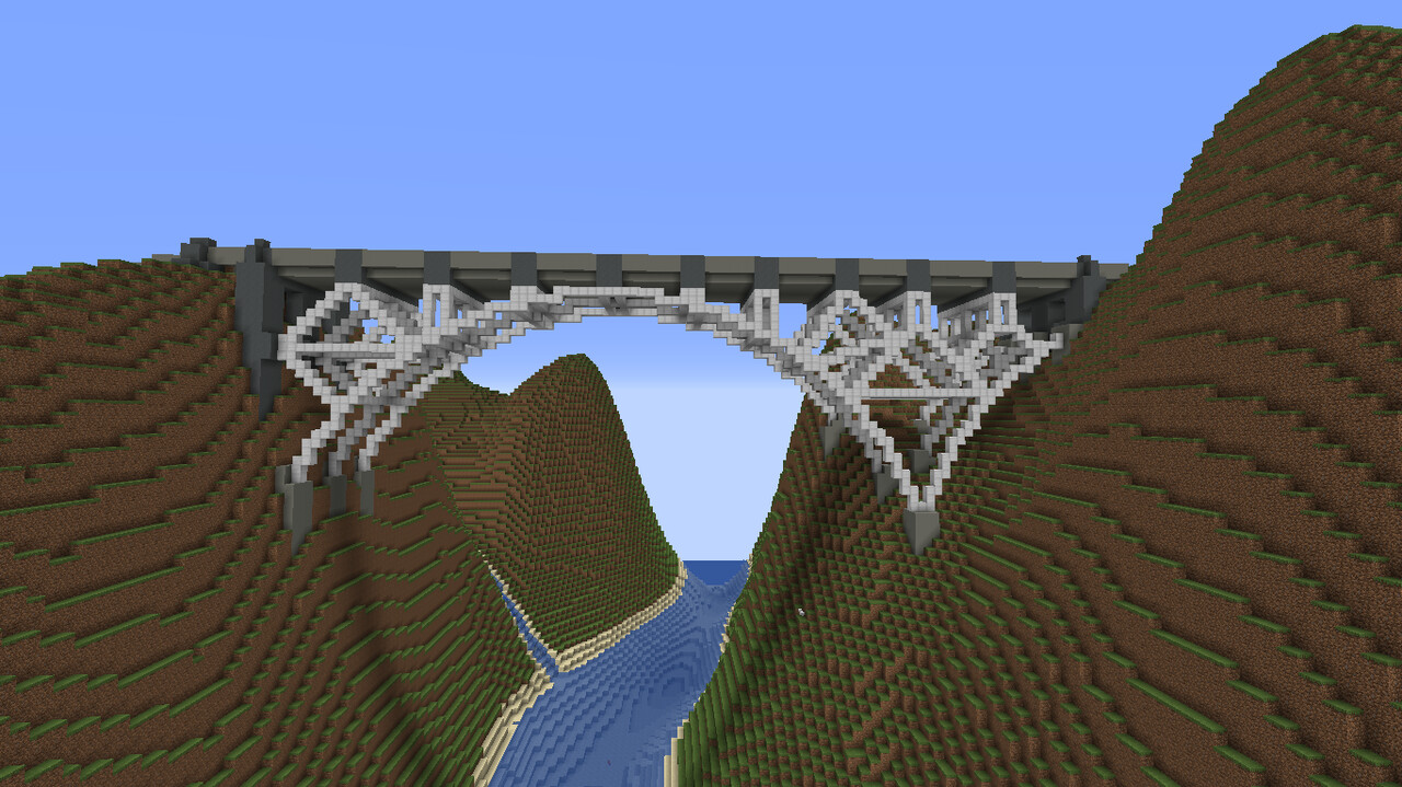 Ang's build contest round 1 entry-The bridge Minecraft Map