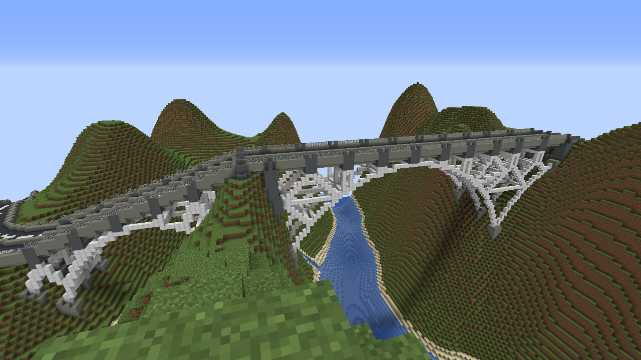 Ang's build contest round 1 entry-The bridge Minecraft Map