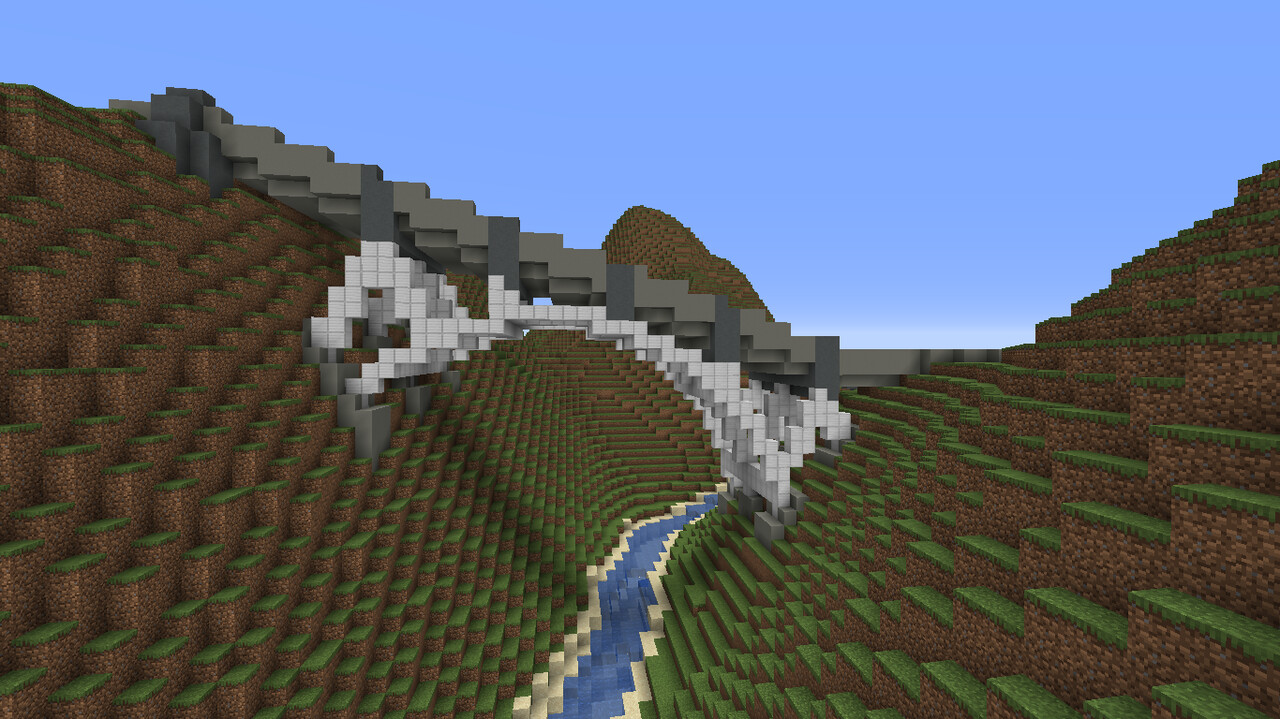 Ang's build contest round 1 entry-The bridge Minecraft Map