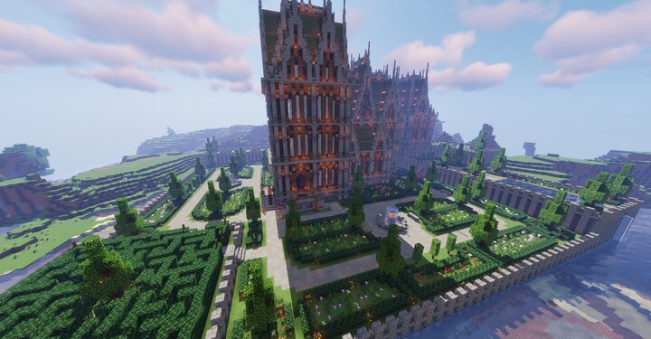 Tranquil Gardens asylum Minecraft Map