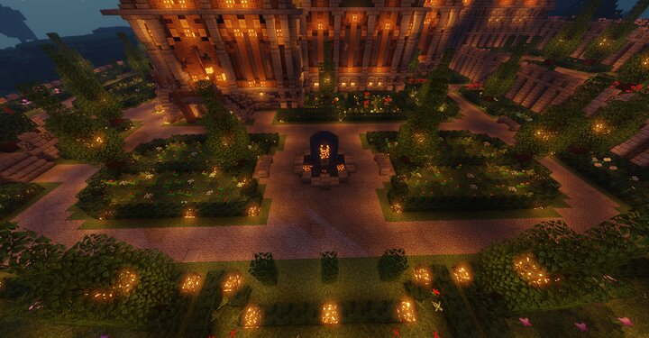 Tranquil Gardens asylum Minecraft Map