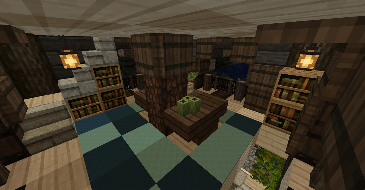 pillager outpost house Minecraft Map