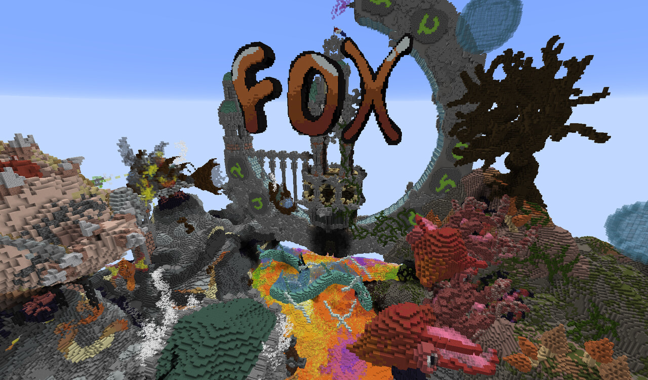 Exotic Land (Really old build of mine i found! :D) Minecraft Map