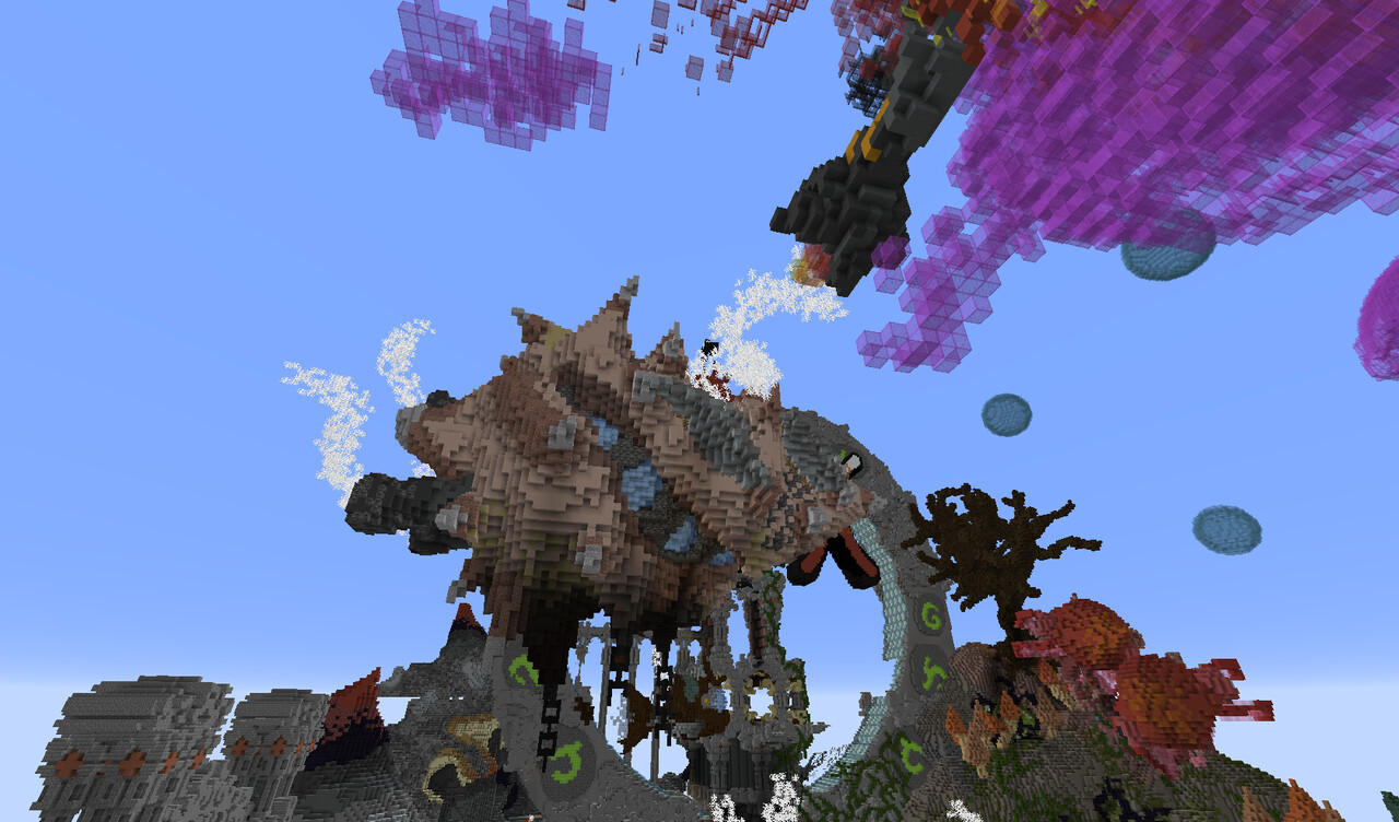 Exotic Land (Really old build of mine i found! :D) Minecraft Map