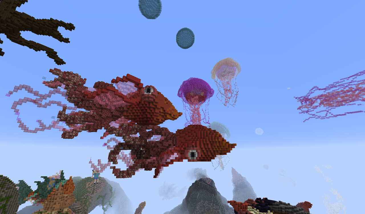 Exotic Land (Really old build of mine i found! :D) Minecraft Map