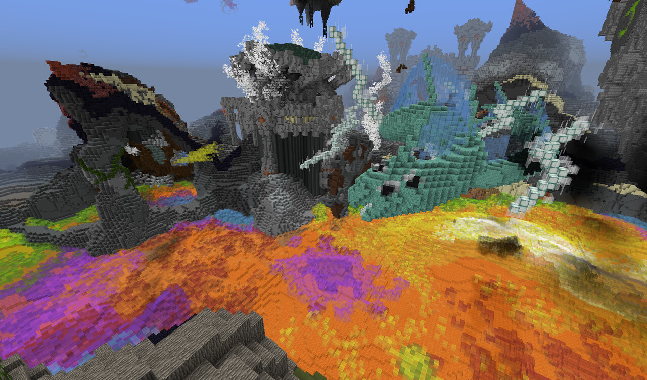 Exotic Land (Really old build of mine i found! :D) Minecraft Map