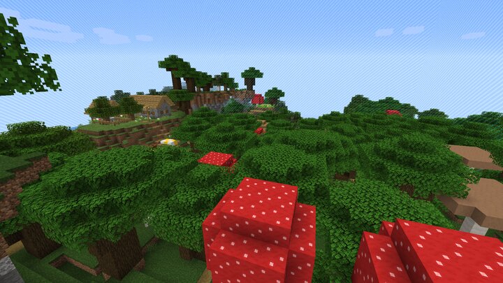 10000 blocks survival Minecraft Map