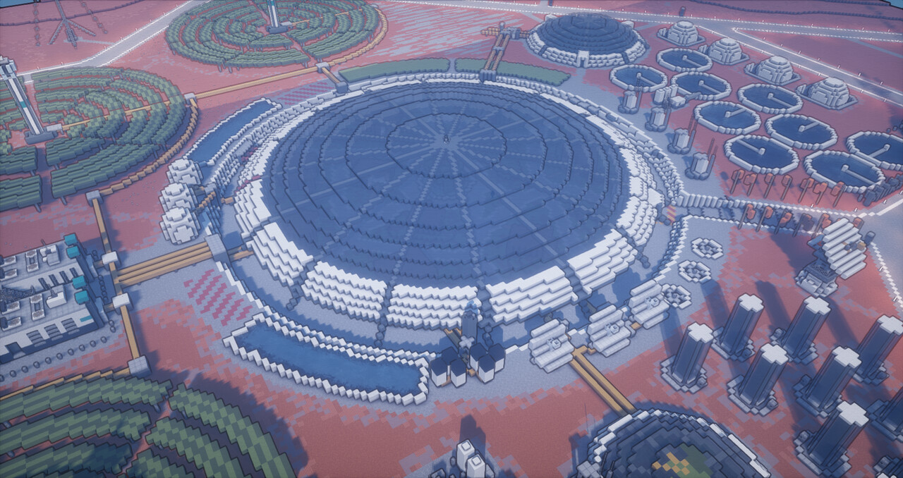 MARS BASE (download link below) Minecraft Map