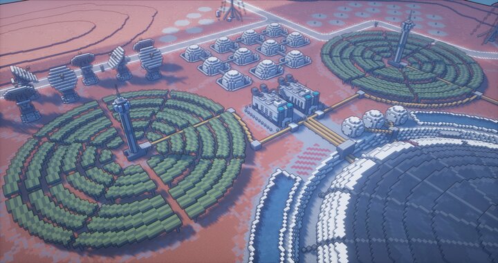 MARS BASE (download link below) Minecraft Map
