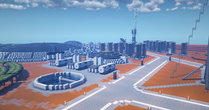 MARS BASE (download link below) Minecraft Map