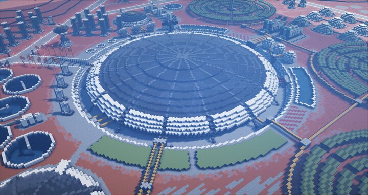 MARS BASE (download link below) Minecraft Map
