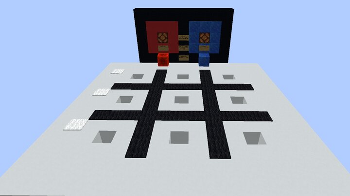 Redstone Tic-Tac-Toe Minecraft Map