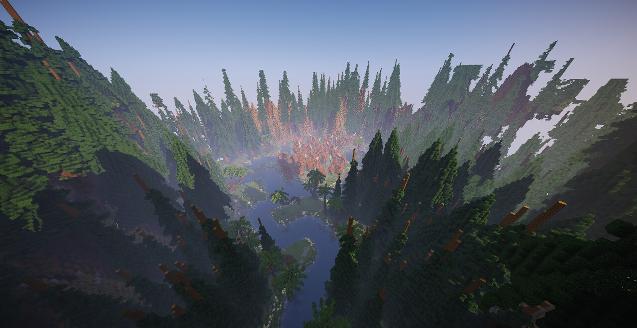 valley village Minecraft Map