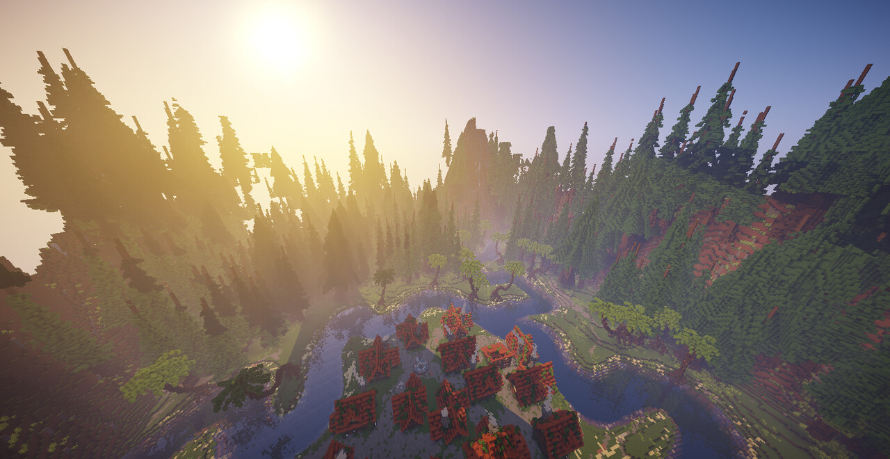 valley village Minecraft Map