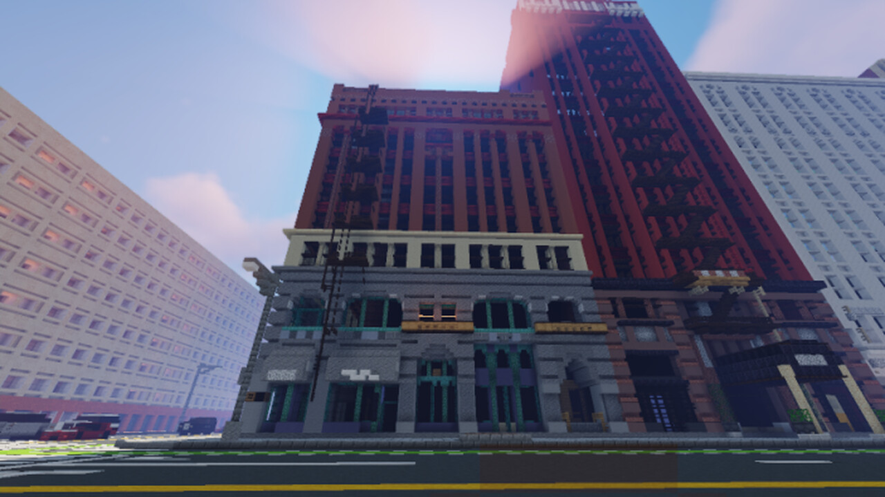 Portland, Oregon and San Francisco building reference in Minecraft 1.5 ...