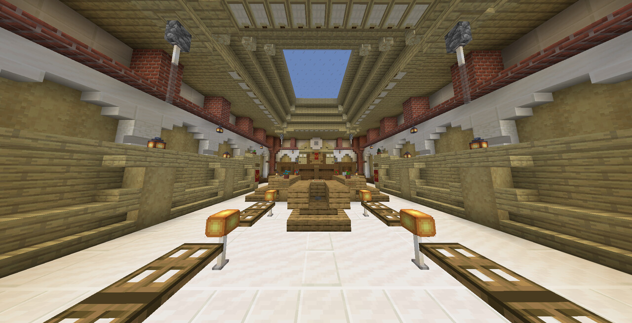 Ace Attorney - Courtroom Minecraft Map