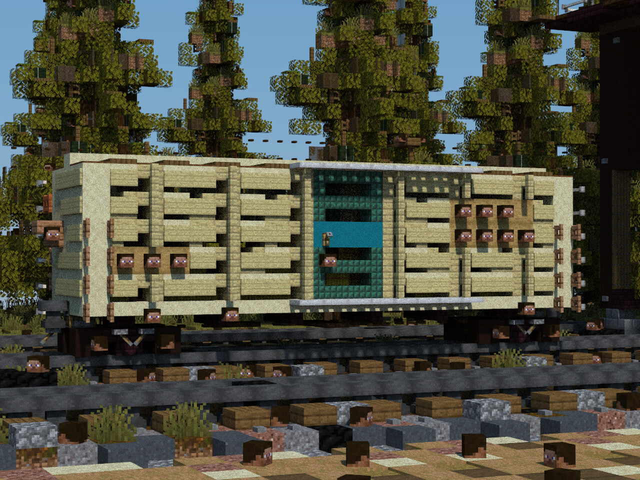 Boxcar 40 ft for animal "The Katy" Minecraft Map