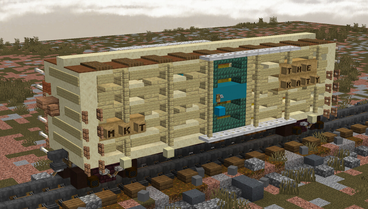 Boxcar 40 ft for animal "The Katy" Minecraft Map