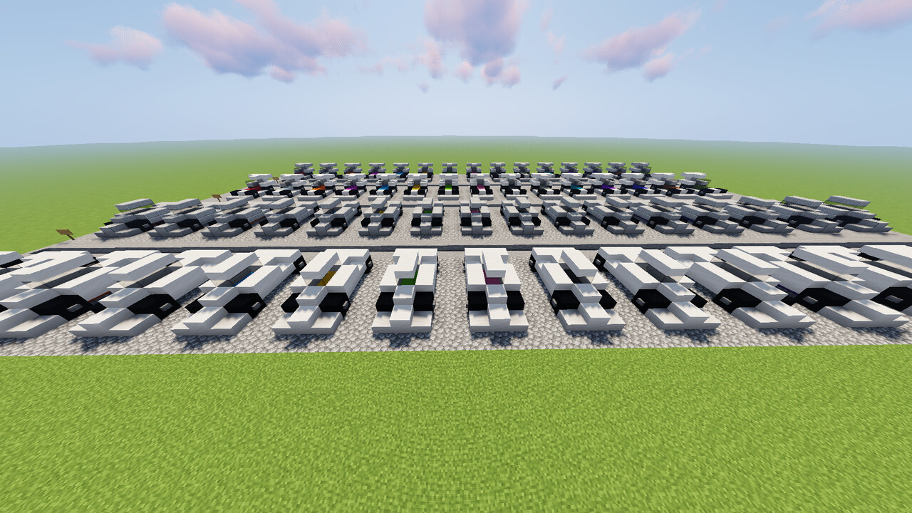 Car Pack / Library 1 [SCHEMATIC] Minecraft Map