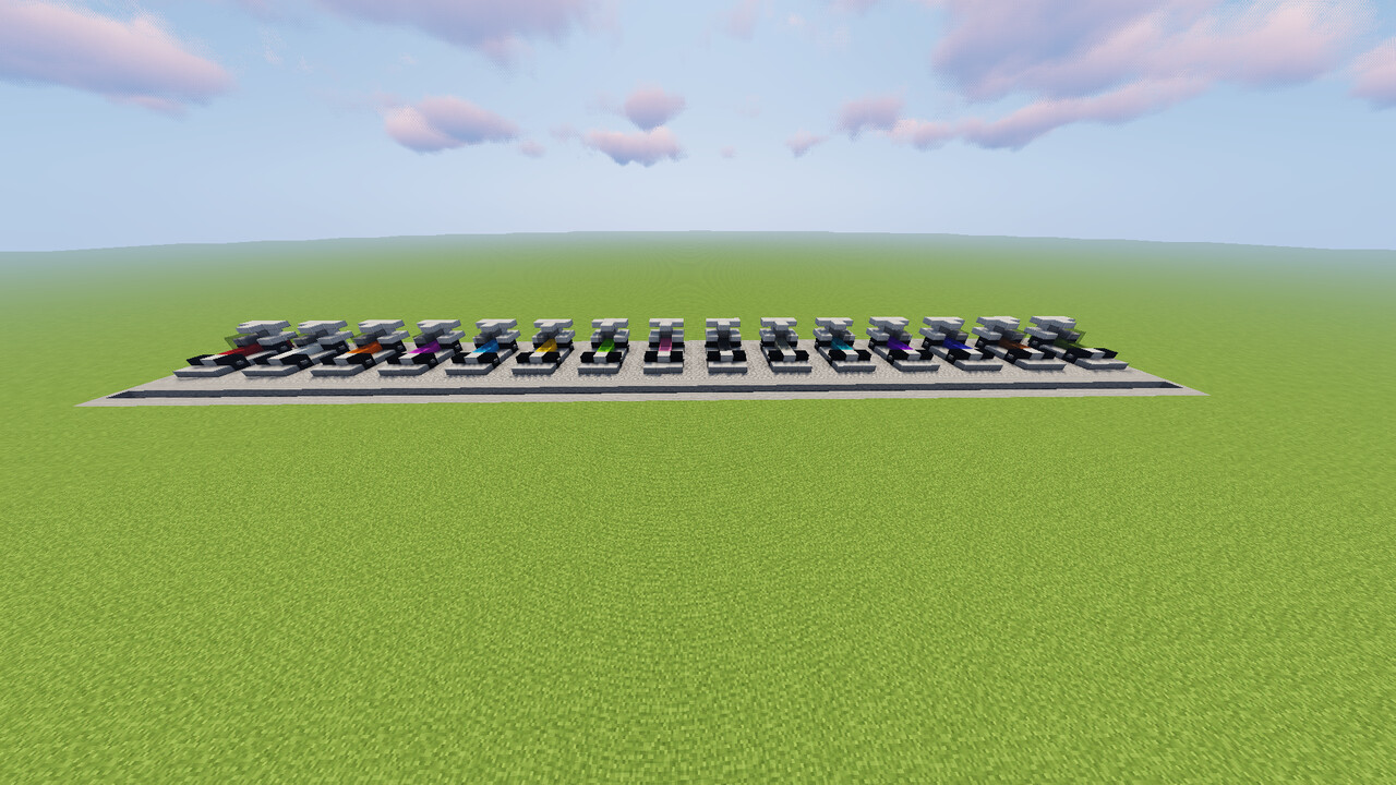 Car Pack / Library 1 [SCHEMATIC] Minecraft Map