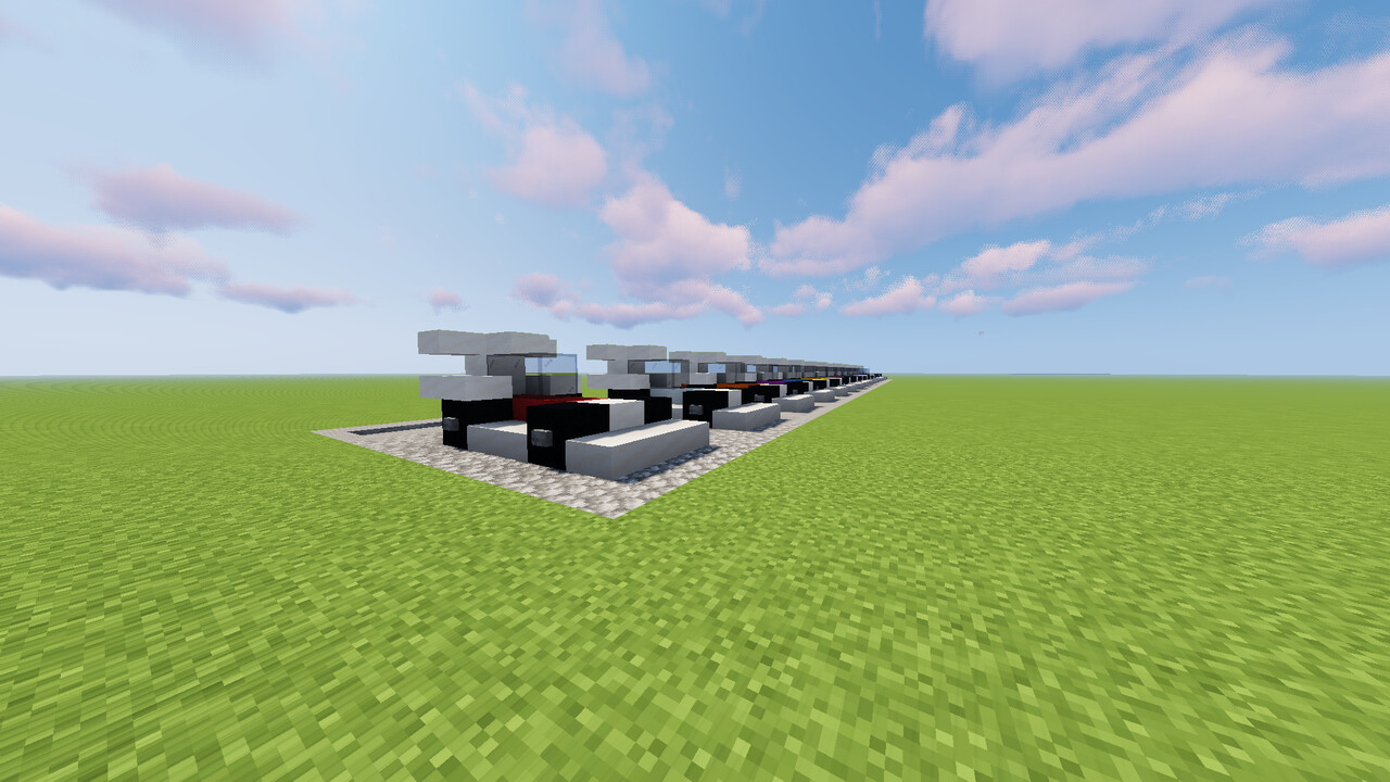 Car Pack / Library 1 [SCHEMATIC] Minecraft Map