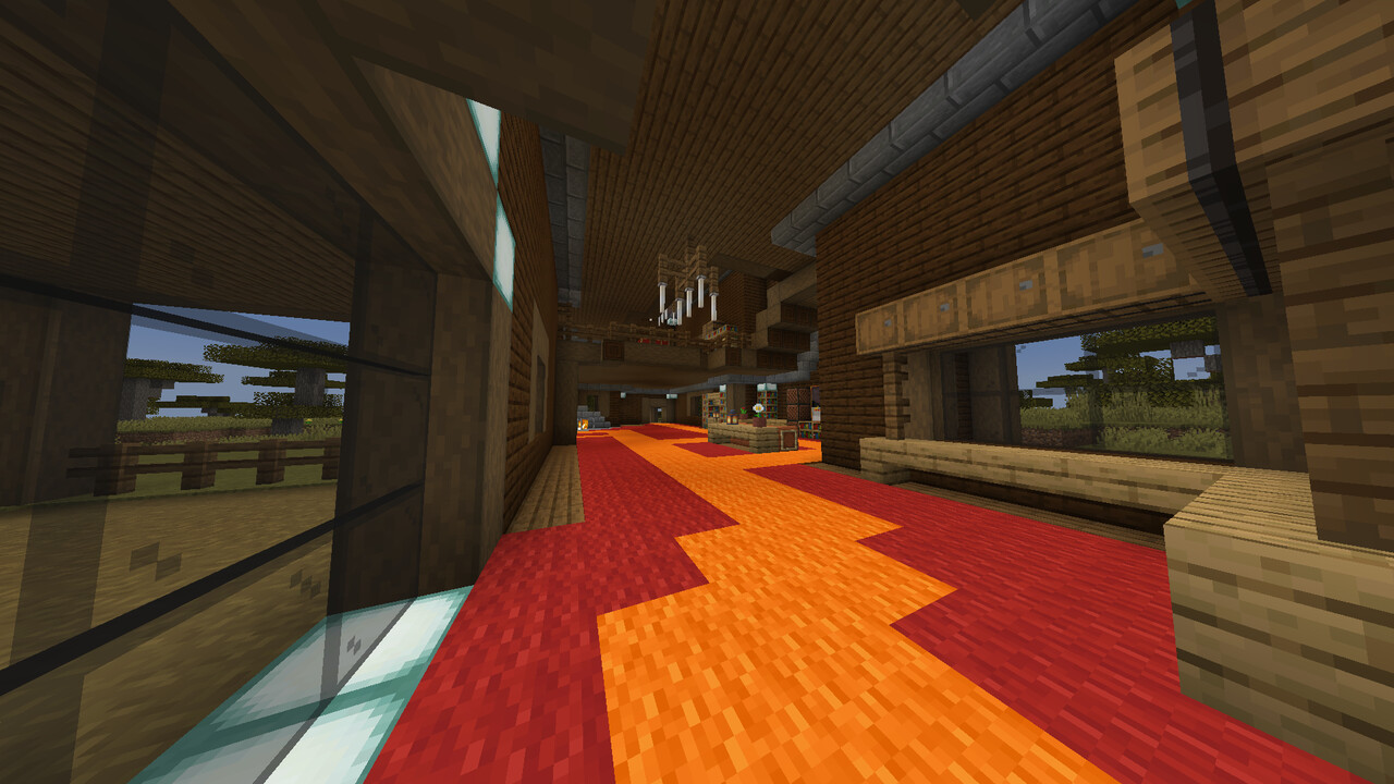 Dark oak mansion Minecraft Map