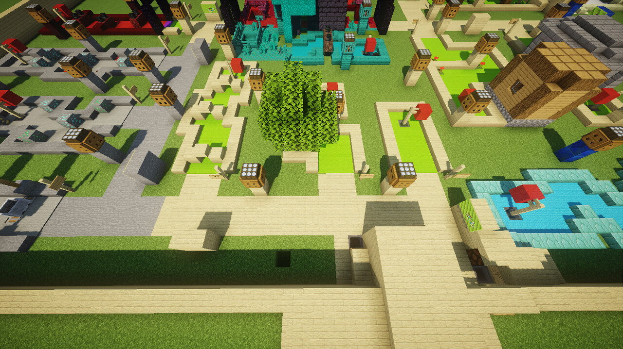 Ice minigolf Minecraft Map
