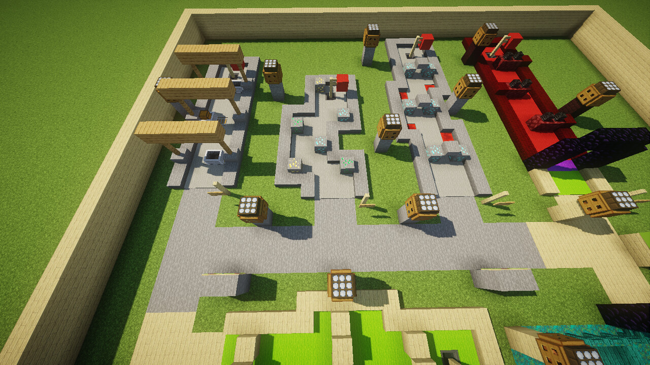 Ice minigolf Minecraft Map