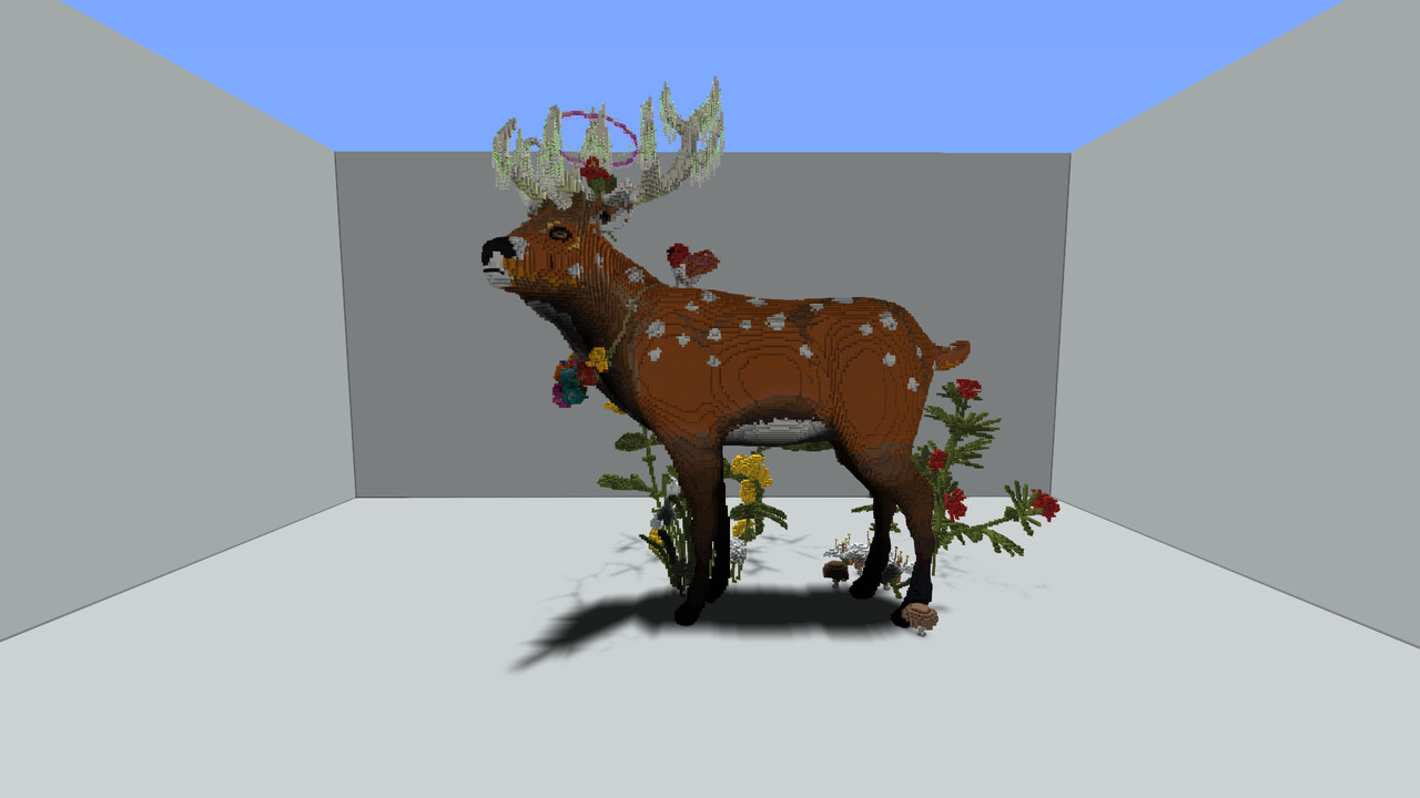 Deer in Nature Minecraft Map