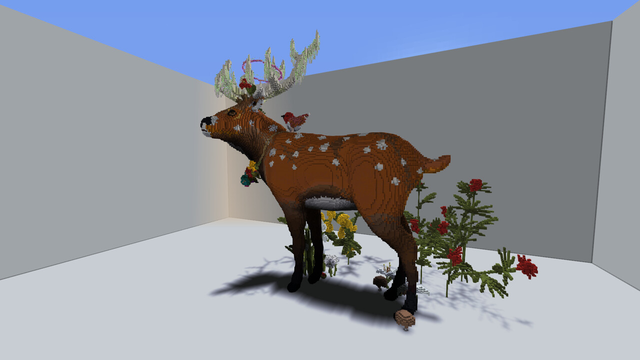 Deer in Nature Minecraft Map