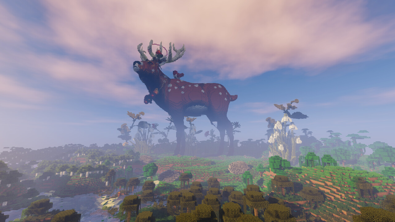 Deer in Nature Minecraft Map