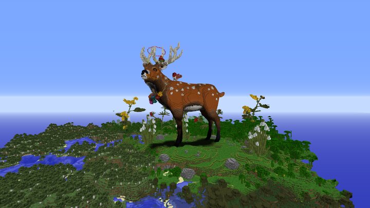 Deer in Nature Minecraft Map