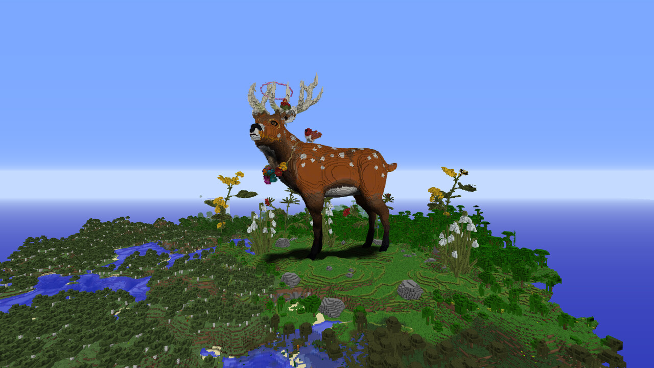 Deer in Nature Minecraft Map