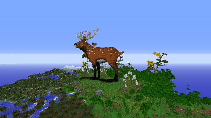 Deer in Nature Minecraft Map
