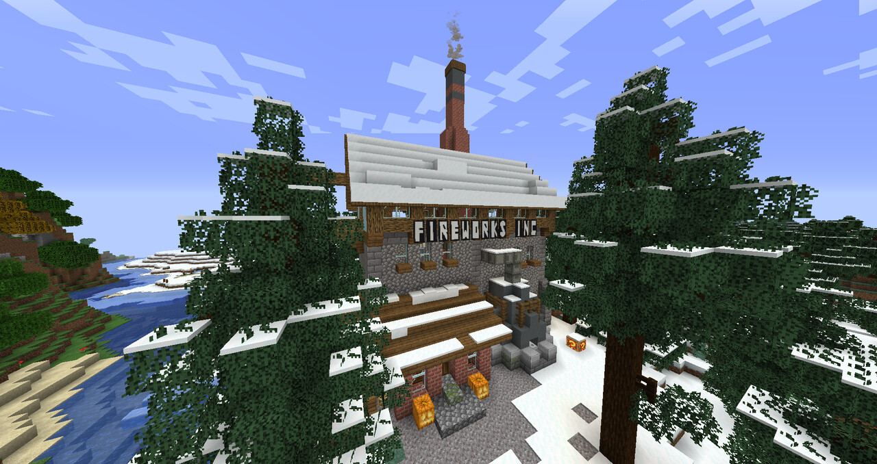 Fireworks Inc. - Factory house Minecraft Map